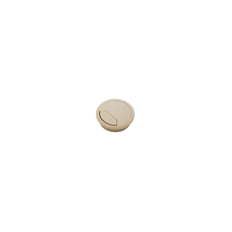 Cable entry cap, 60mm diameter, plastic, white (ea) Konnect Fastening ...