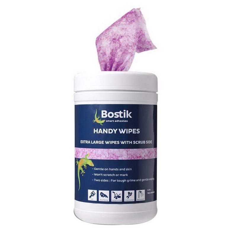 EXTRA LARGE HANDY WIPES WITH SCRUB SIDE Konnect Fastening Systems NZ
