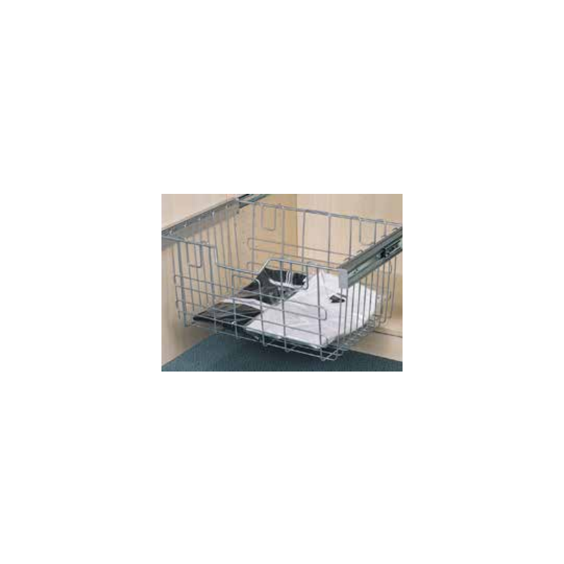 Deep Wire Basket, 418X356X254mm, suits 450mm Cabinet Konnect Fastening ...