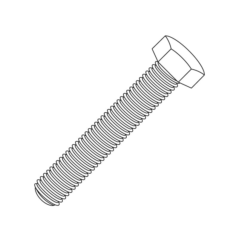 Bolt Hex Head Fully Threaded CL 8.8 AS 1110.2 ZP M16 Konnect Fastening ...