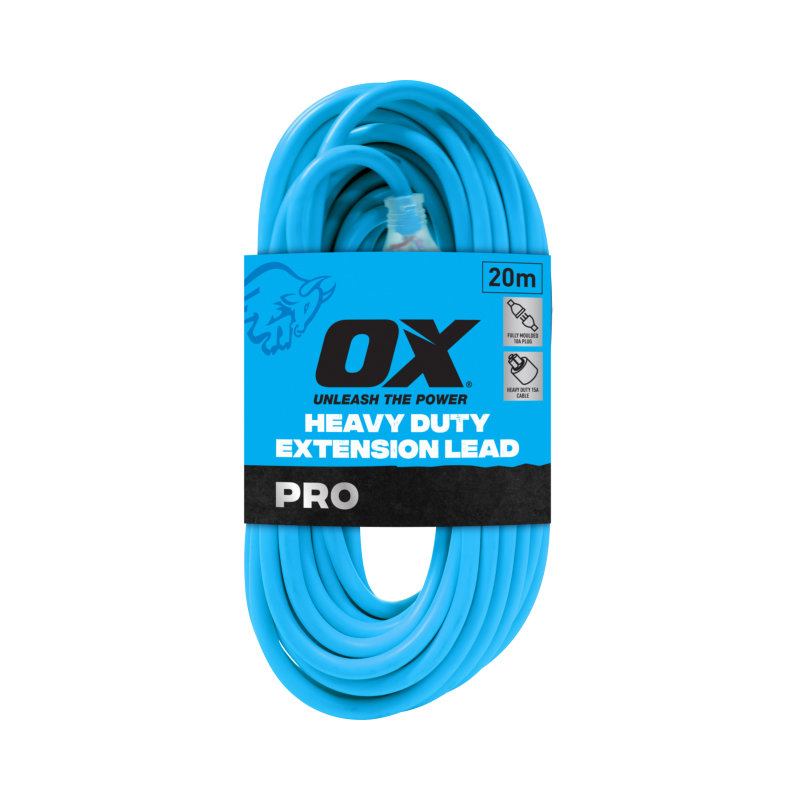 OX Professional 20M Extension Lead Konnect Fastening Systems NZ