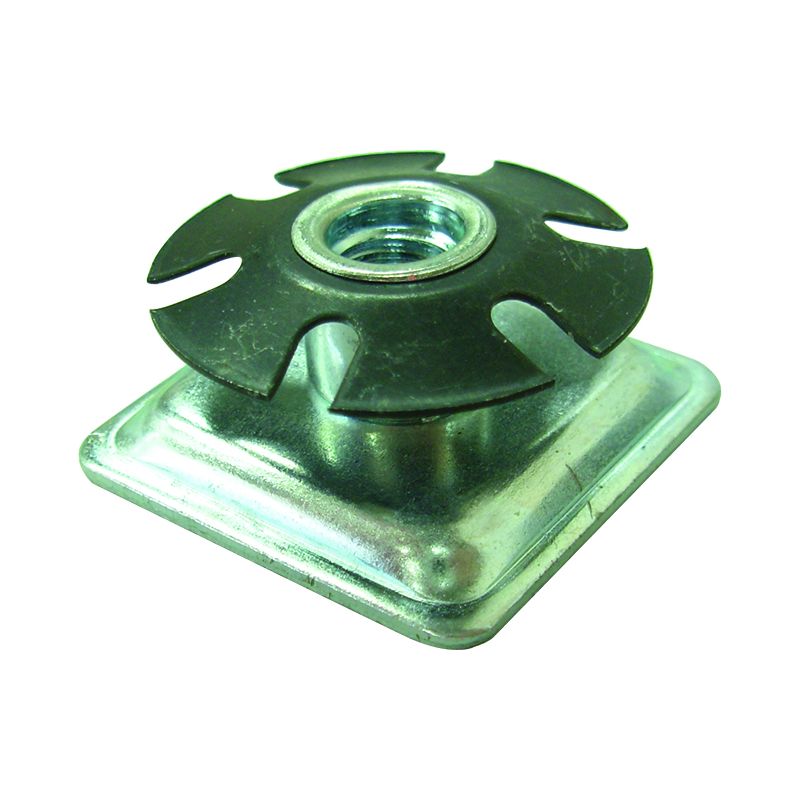 Threaded Adaptor. Square. 1 x 5/16 Zinc Plate Konnect Fastening Systems NZ