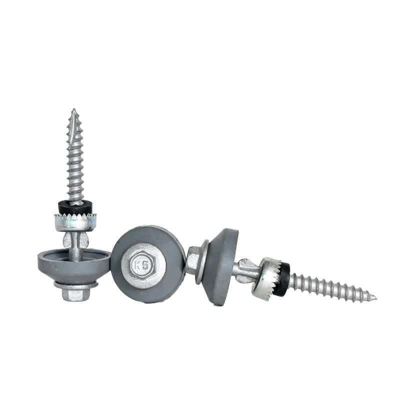 12G-11X55 Type 17 CL5 HWF Polycarbonate Screw (25mm Dome Washer ...