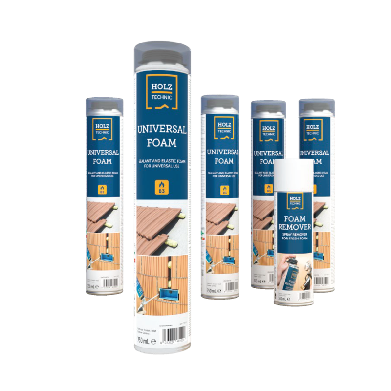 Holz Technic Unifoam Kit includes 5 x universal foam 750nl, 1 x ...