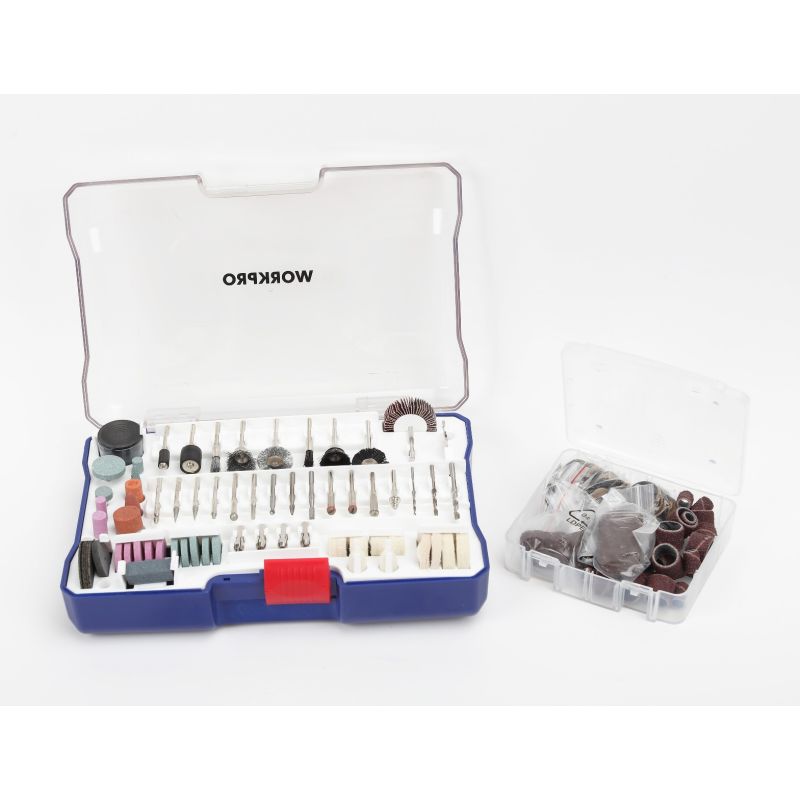 Workpro 295pc Compact Rotary Tool Accessories Kit Konnect Fastening ...