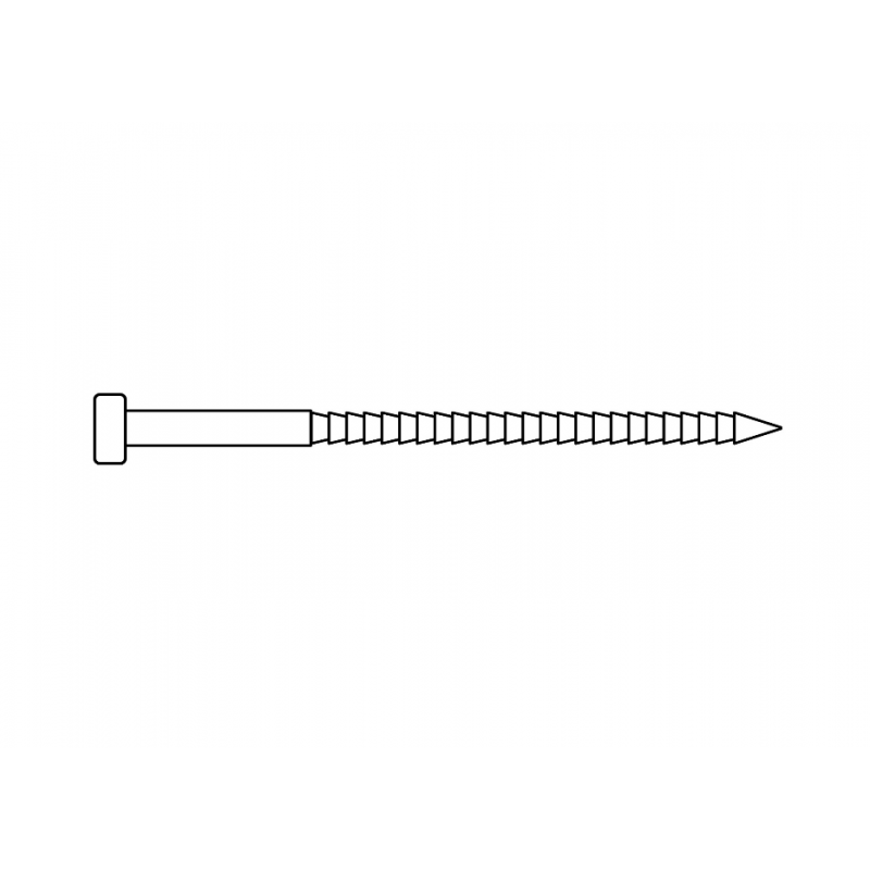 60X2.8X5KG Jolt Head Annular Groove Nails SS 316