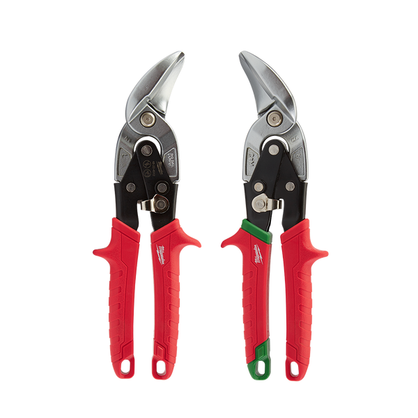 Milwaukee Offset Tin Snips 2pk
