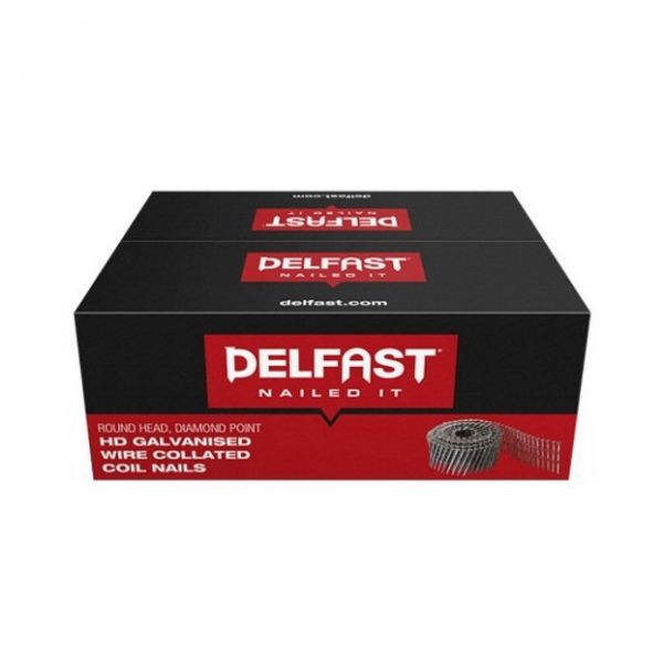 Delfast Coil Nail 65mm Galvanized (Pack 5000 per box)