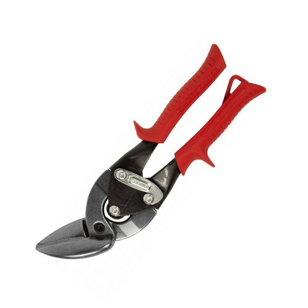 Midwest Compound Off-Set Aviation Snips Red