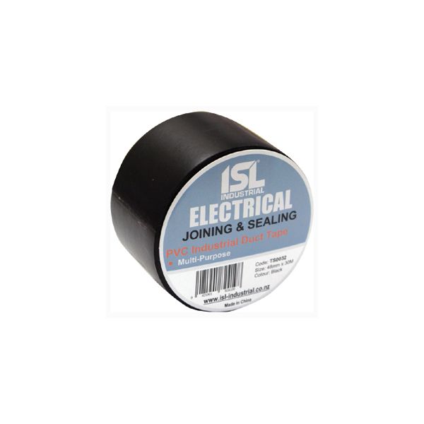 Poly Film Black PVC Tape 48mm x 30Mtr
